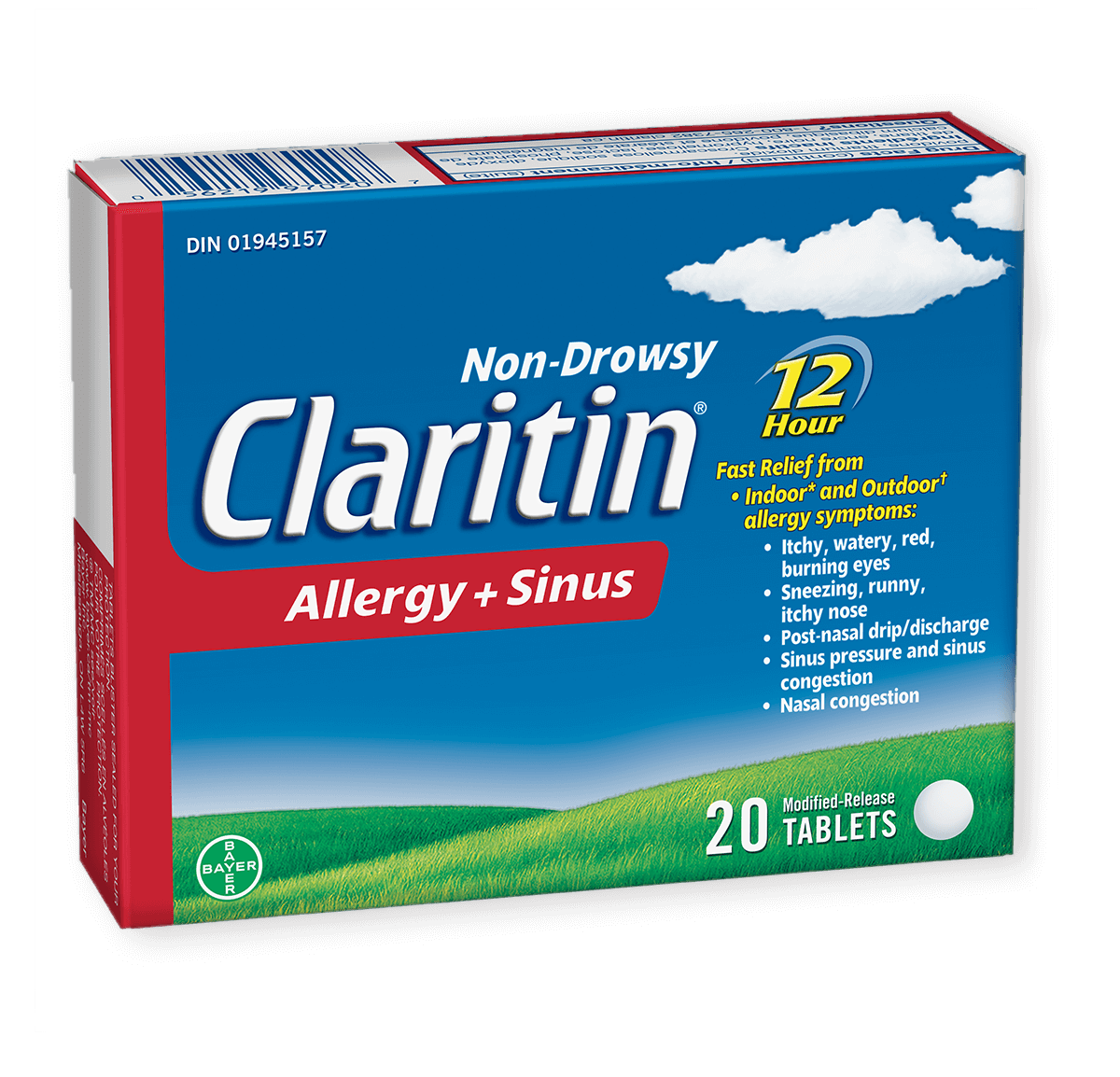 CLARITIN ALLERGY SINUS 20 S 409 Troyes Canada
